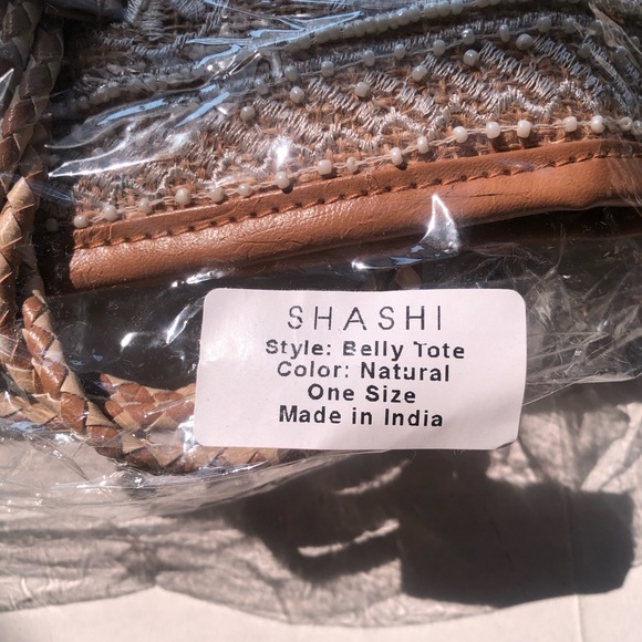 SHASHI | Bags | Shashi Belly Tote Natural Tassel Beige Boho | Poshmark